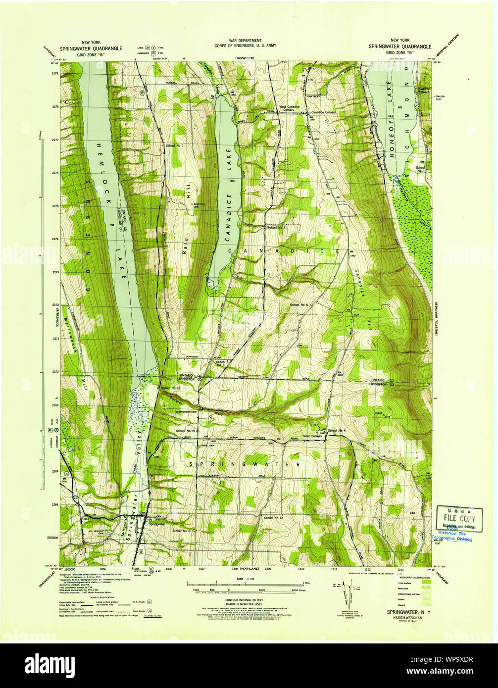 New York NY Springwater 139851 1942 31680 Restoration Stock Photo - Alamy