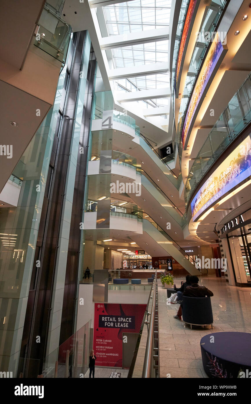 interior of block 37 shopping center Chicago Illinois USA Stock Photo ...