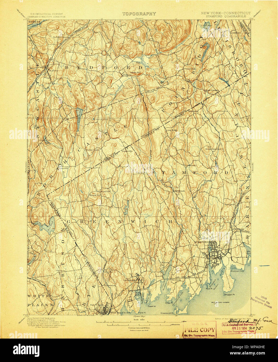 Map of stamford new york hi-res stock photography and images - Alamy