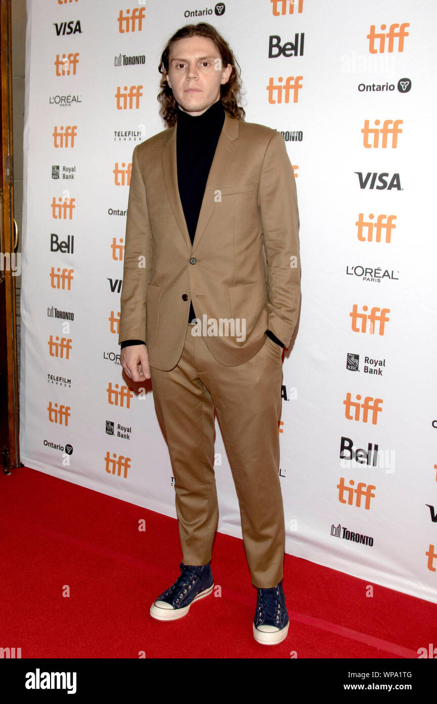 Evan Peters attending the 'I Am Woman' premiere during the 44th Toronto ...