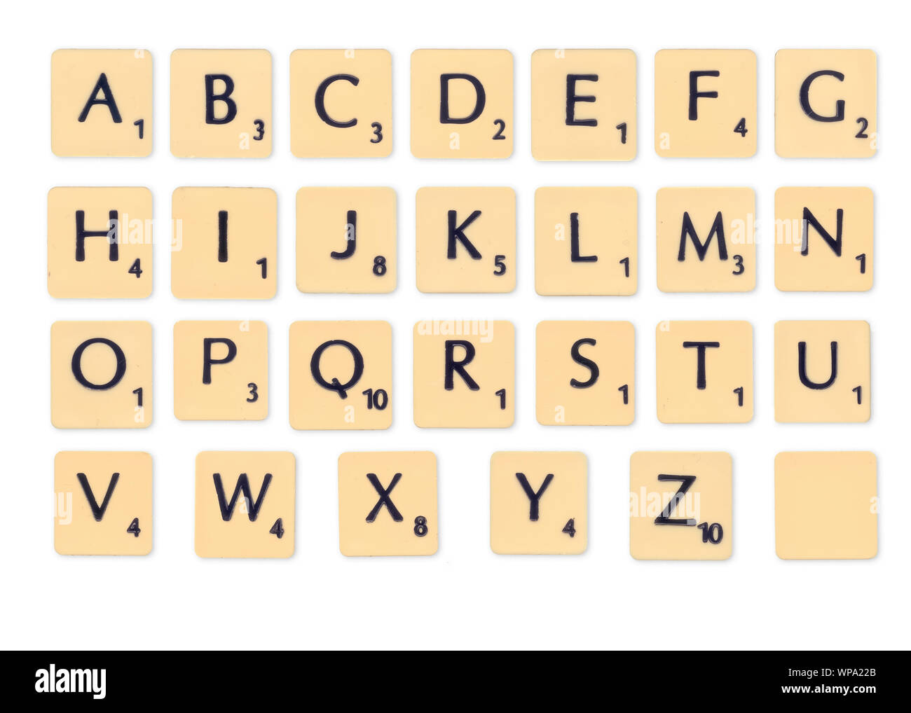 Scrabble tiles tile hi-res stock photography and images - Alamy