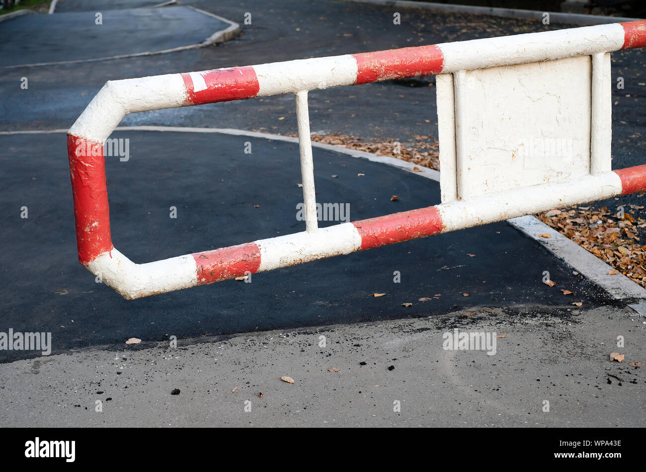 Car park entrance exit barrier hi-res stock photography and images - Alamy