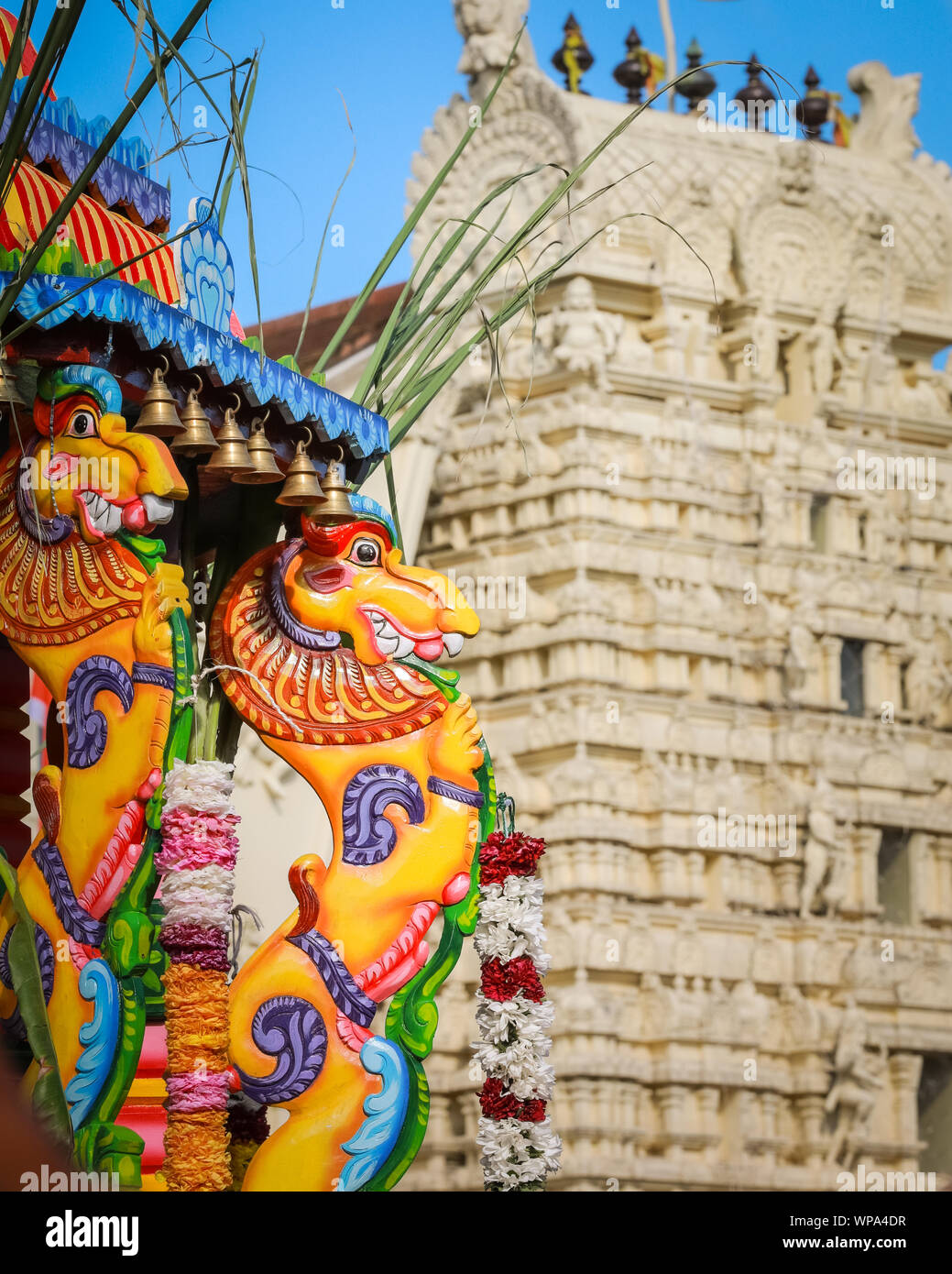 Lewisham, London, UK. 08th Sep 2019. A chariot is carried past the ...