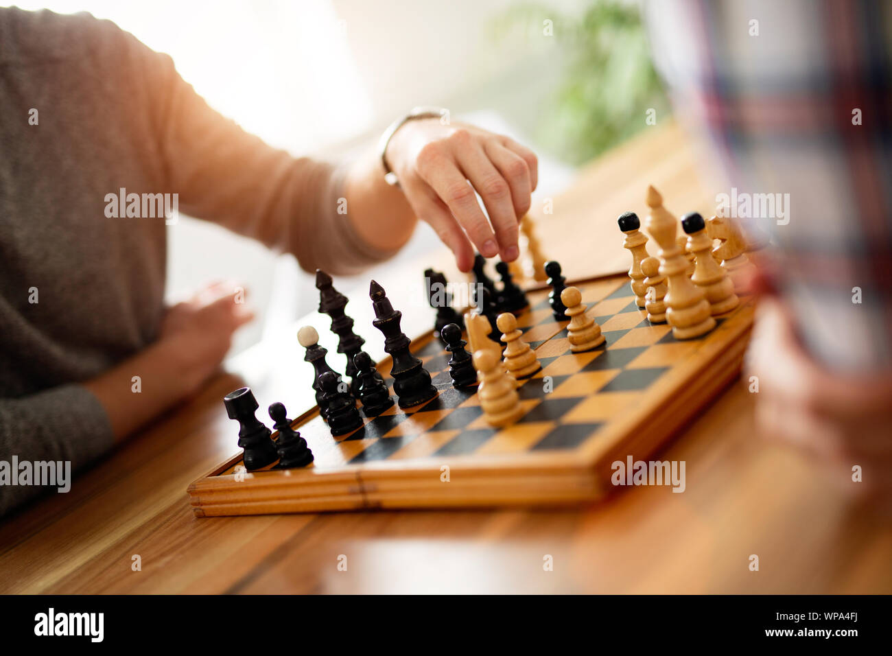 Playing chess competition hi-res stock photography and images - Alamy