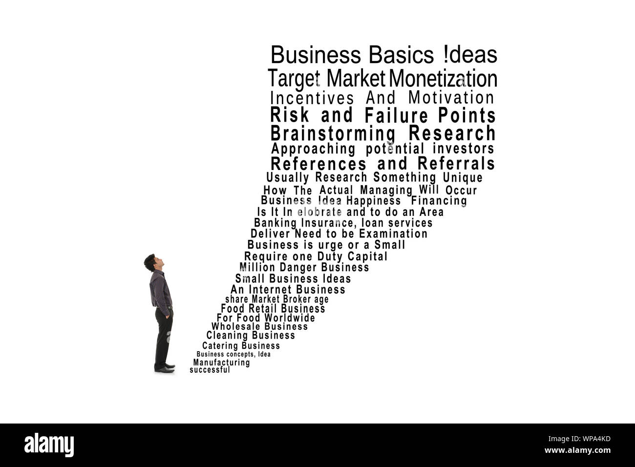 Looking to the future business Cut Out Stock Images & Pictures - Alamy