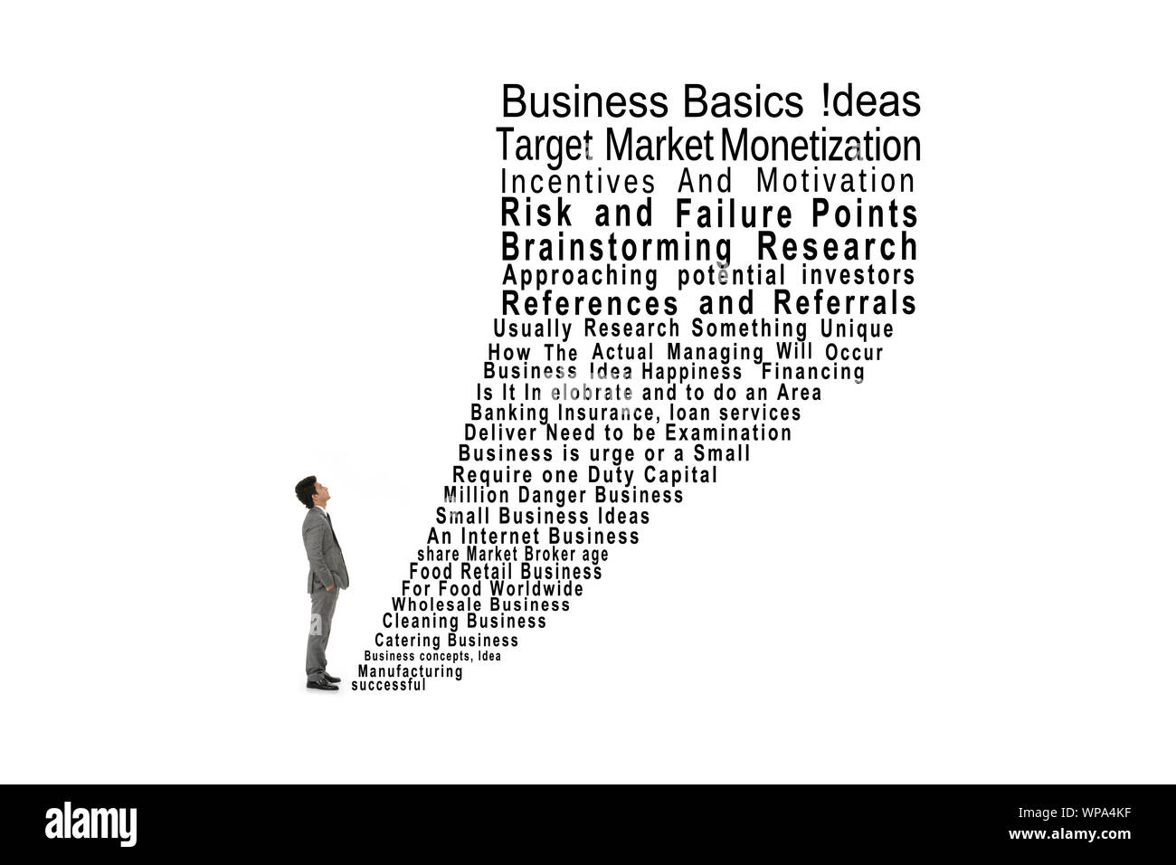 Looking to the future business Cut Out Stock Images & Pictures - Alamy