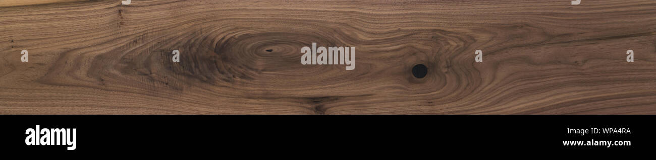 Black walnut wood texture of long solid board untreated, good for ...