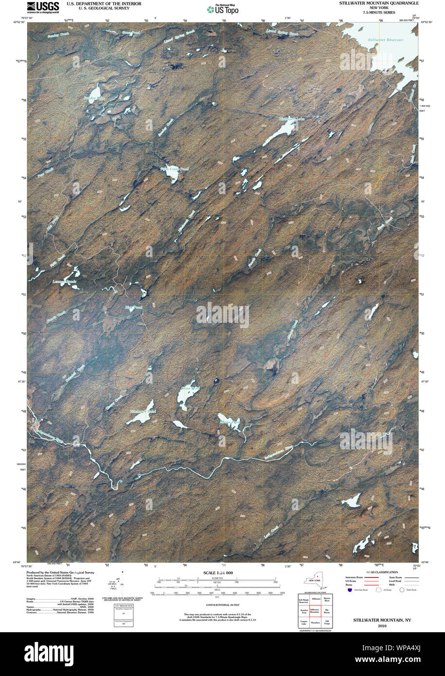 New York NY Stillwater Mountain 20100513 TM Restoration Stock Photo - Alamy