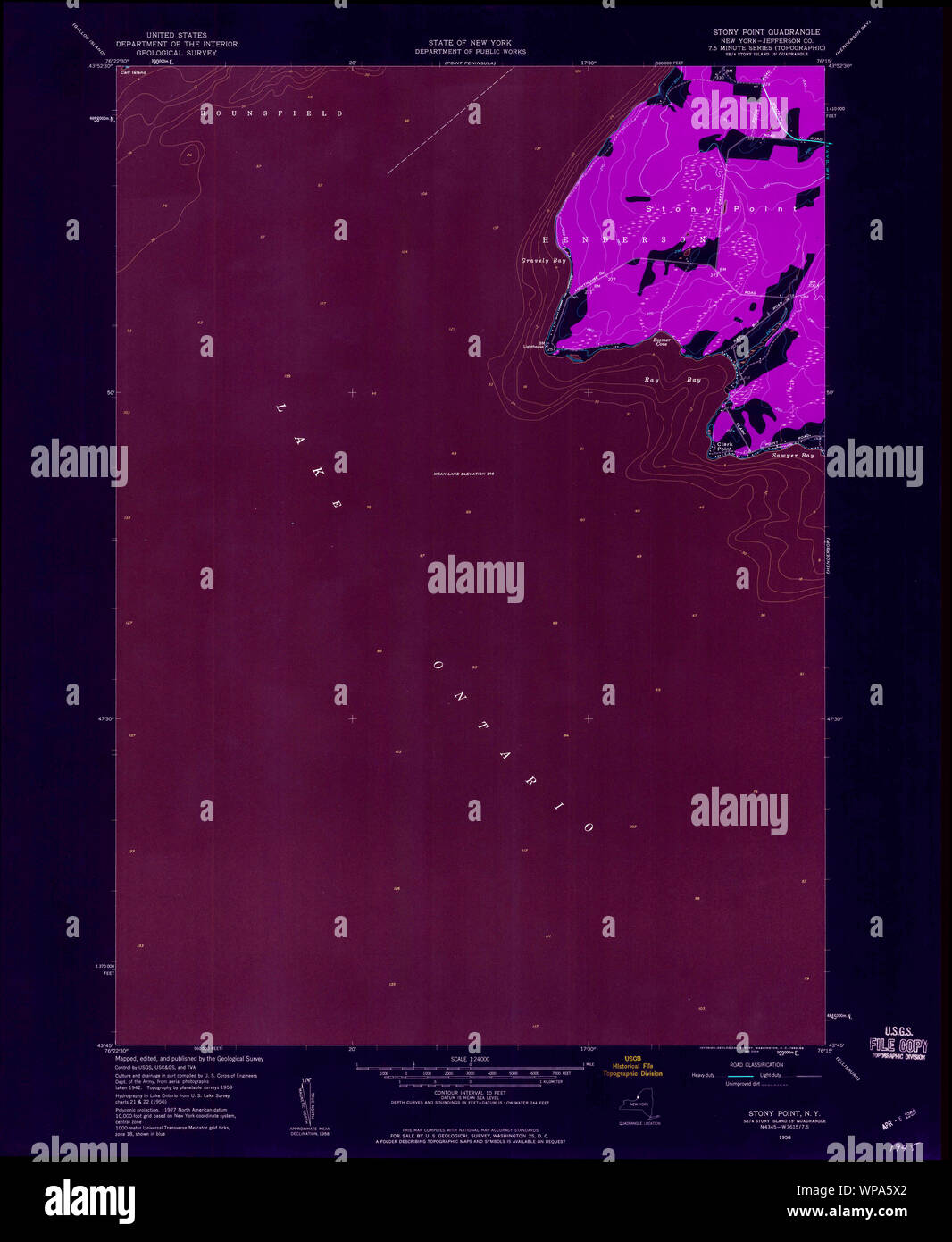 Stony point new york map hi-res stock photography and images - Alamy