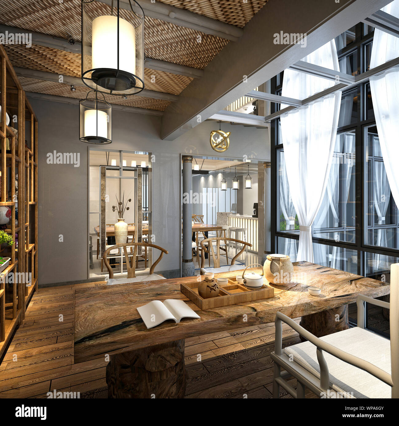 3d render of home interior Stock Photo - Alamy