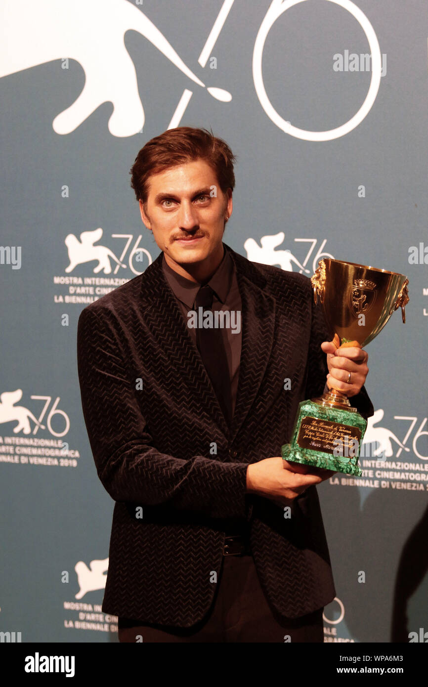 Italy, Lido di Venezia, September 7, 2019 : The italian actor Luca ...