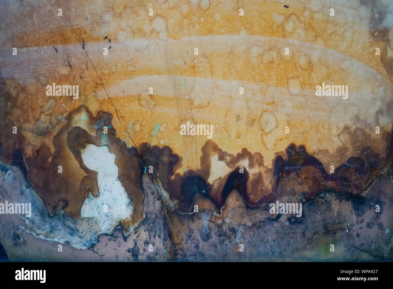 Paint and plaster peeling off a wall Stock Photo - Alamy