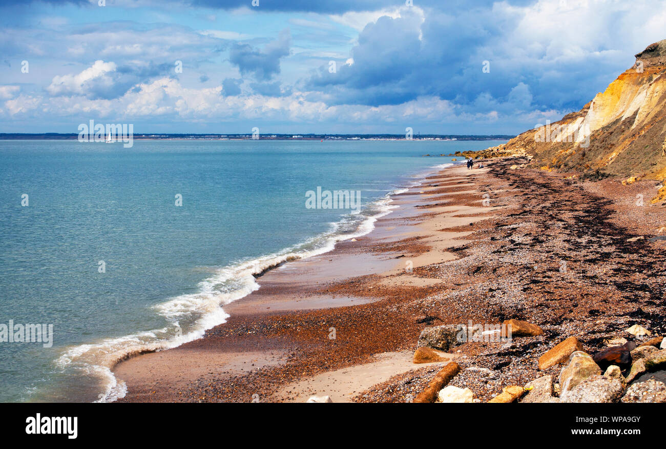 Isle of Wight coastline UK Stock Photo - Alamy