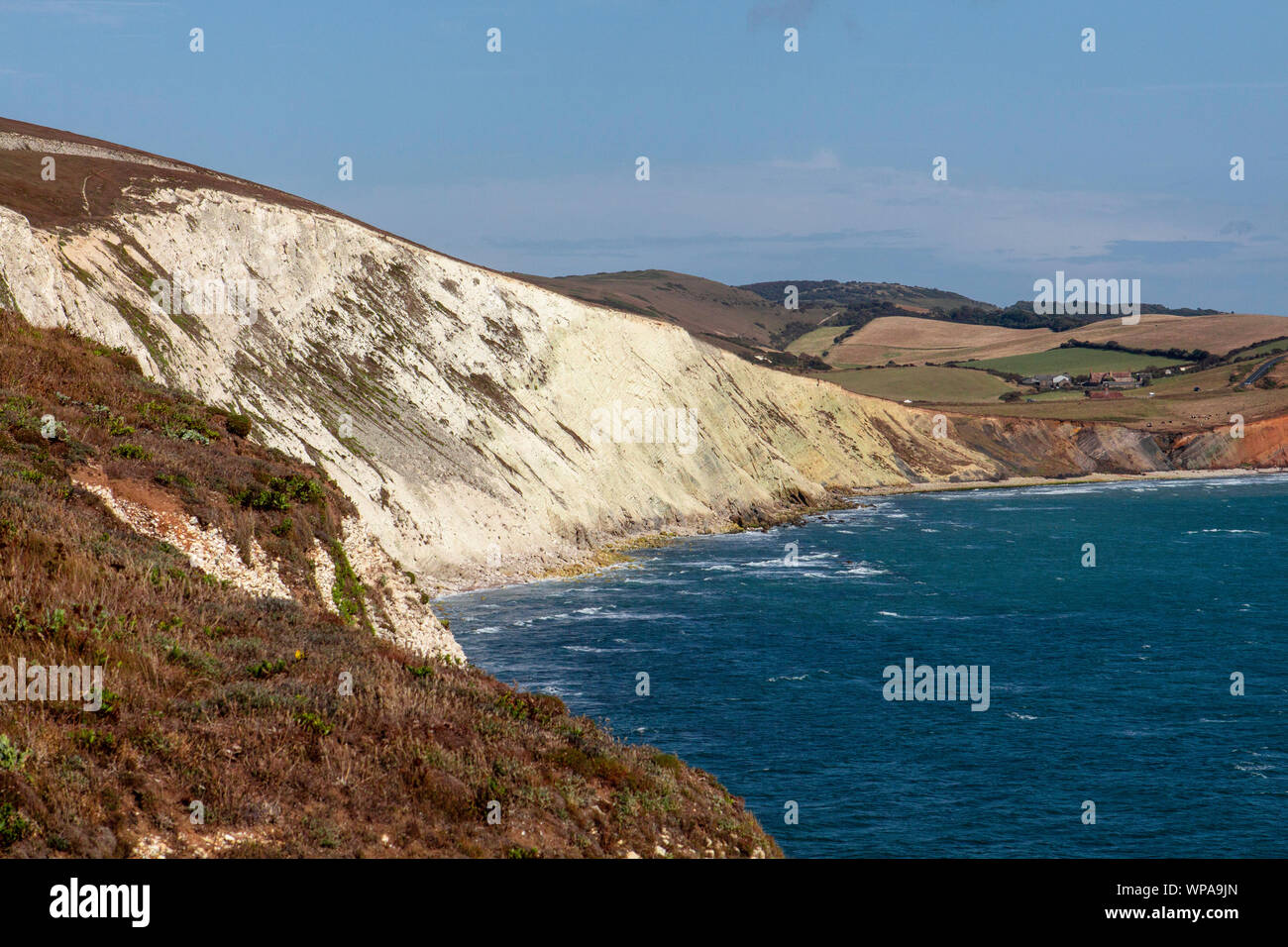 Isle of Wight coastline UK Stock Photo - Alamy