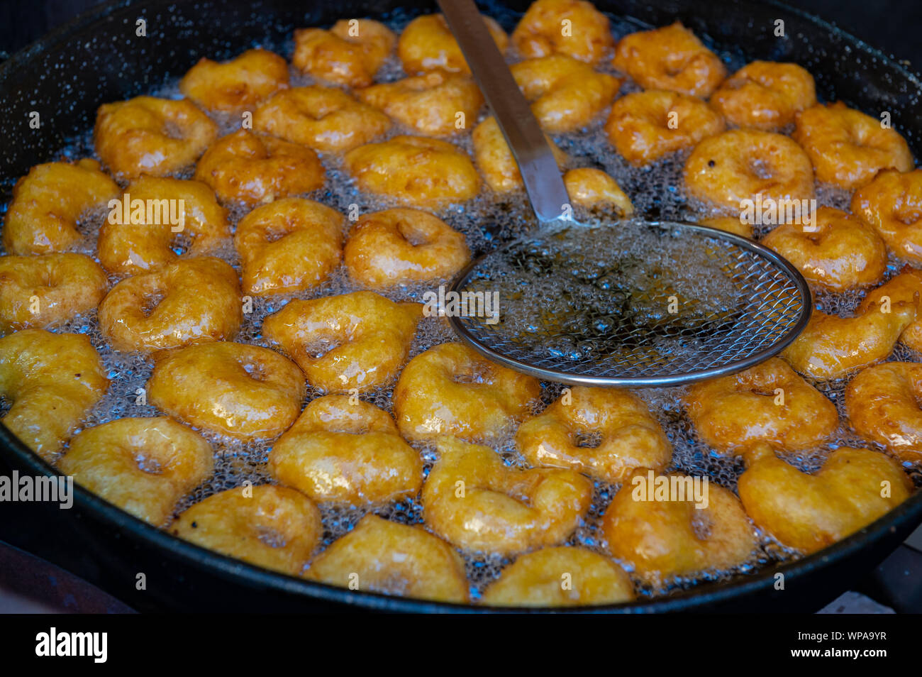Traditional homemade donuts from Spain Stock Photo - Alamy