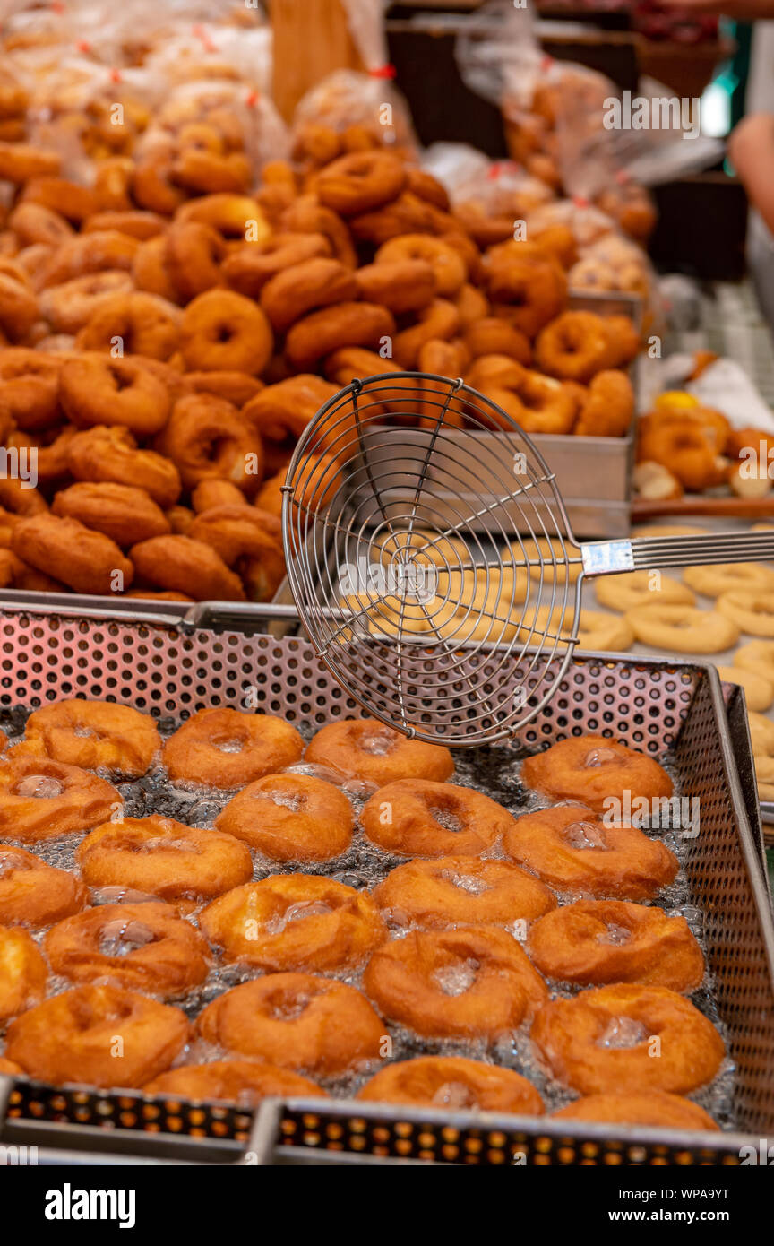 Traditional homemade donuts from Spain Stock Photo - Alamy