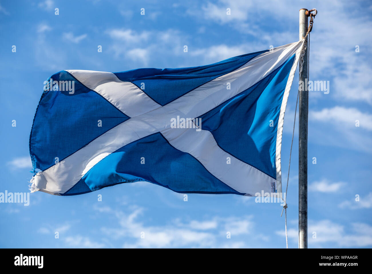 flag of Scotland Stock Photo - Alamy