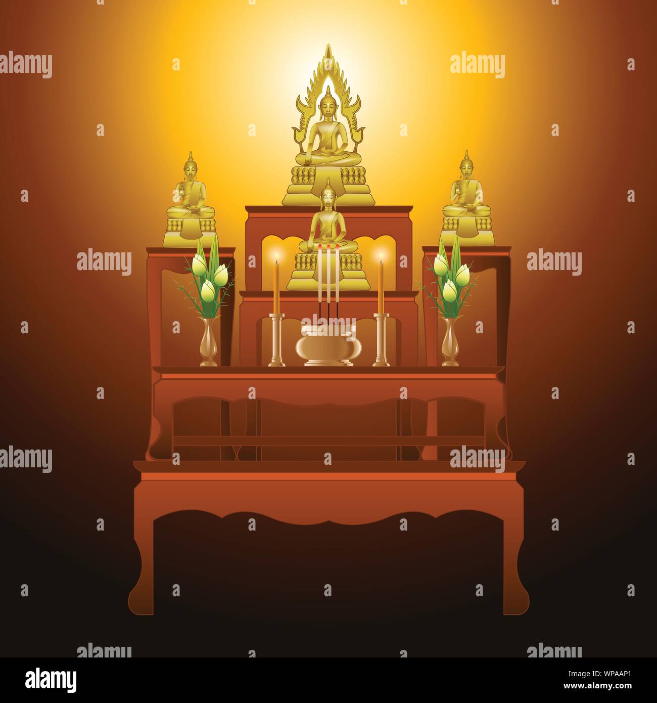 set of altar table type five tables in gradient design,suitable for all ...