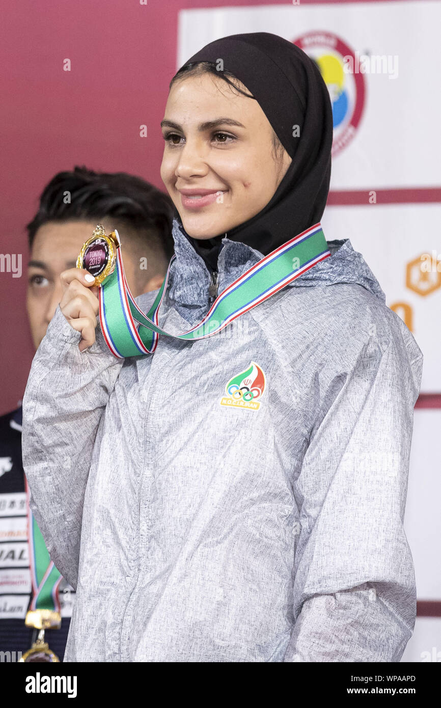 Tokyo, Japan. 8th Sep, 2019. Sara Bahmanyar (Islamic Republic of Iran ...