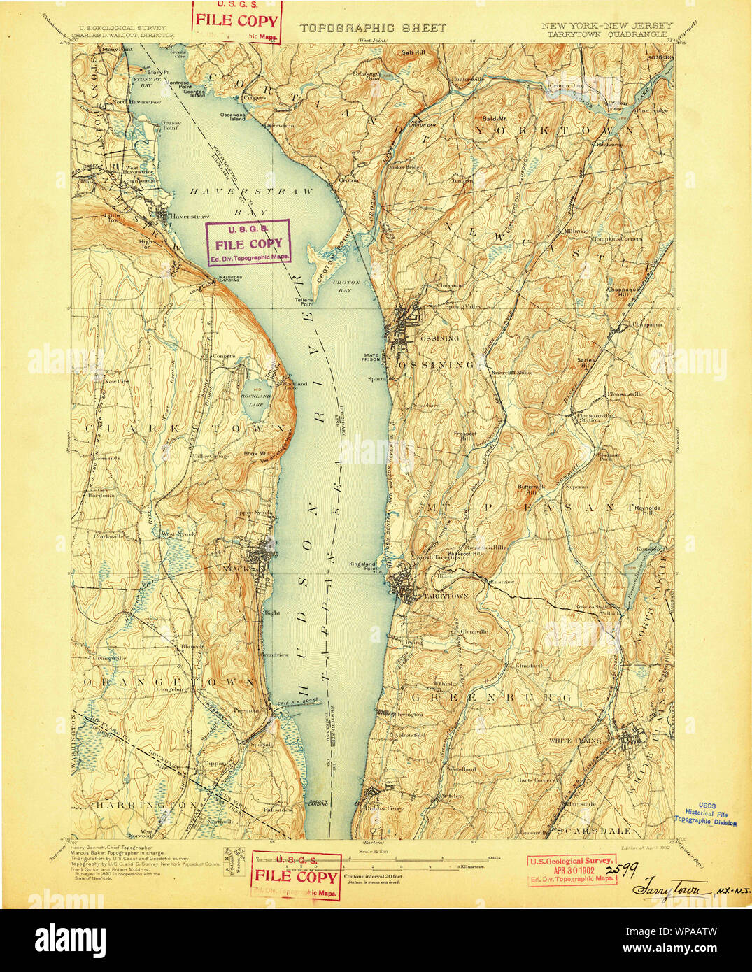 Map of tarrytown hi-res stock photography and images - Alamy