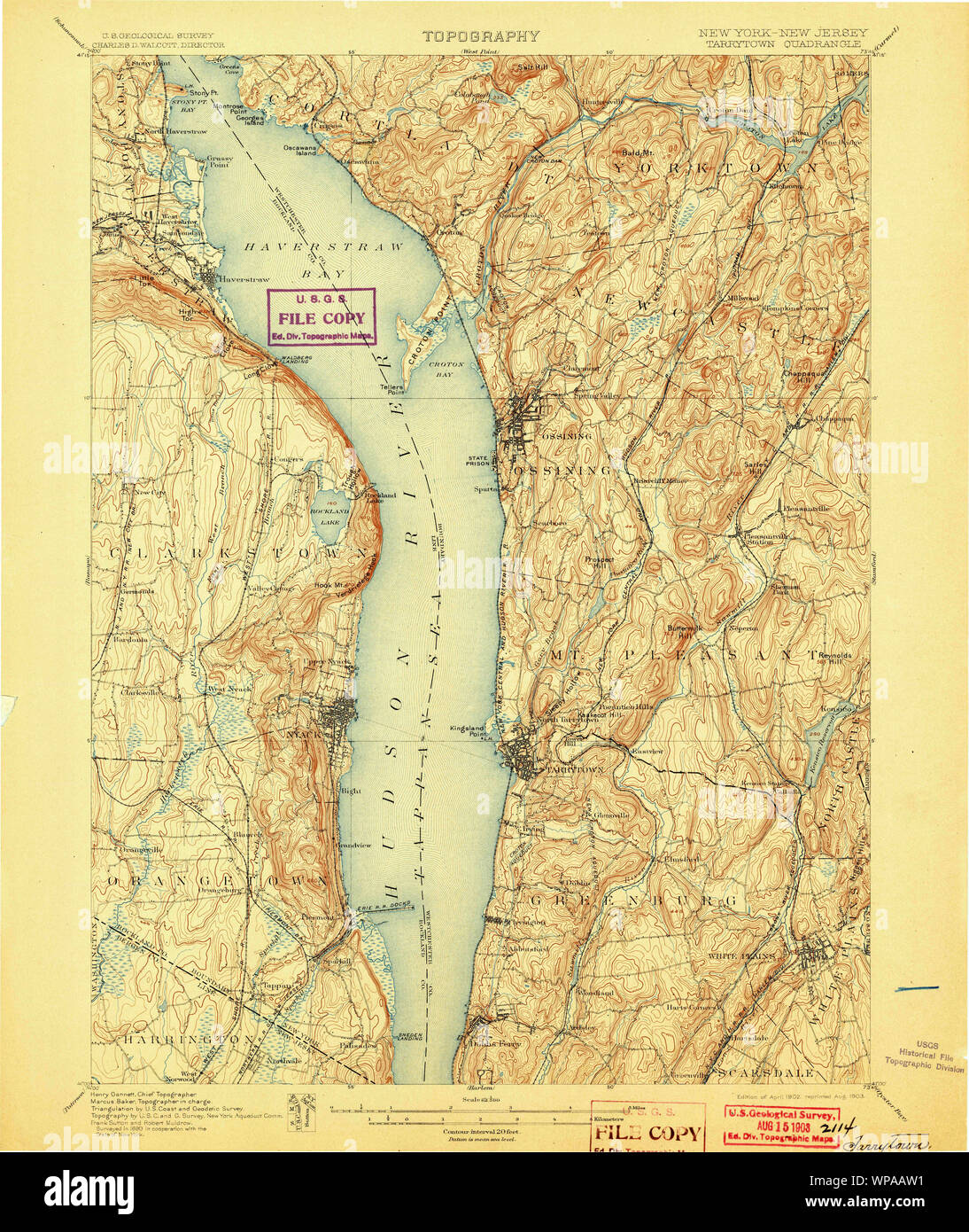Map of tarrytown hi-res stock photography and images - Alamy