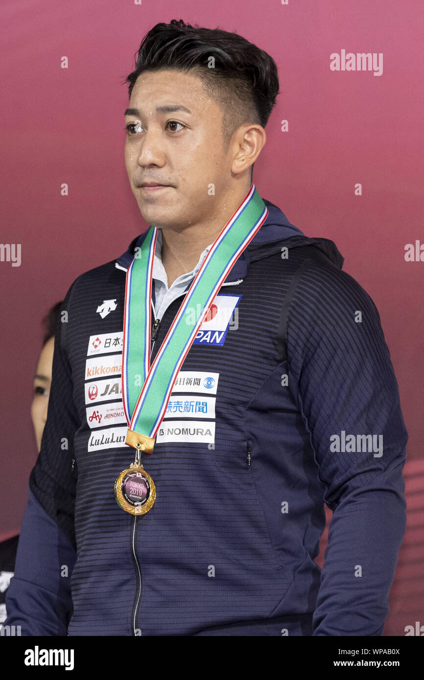 Tokyo, Japan. 8th Sep, 2019. Ryo Kiyuna (Japan) gold medalist of the ...