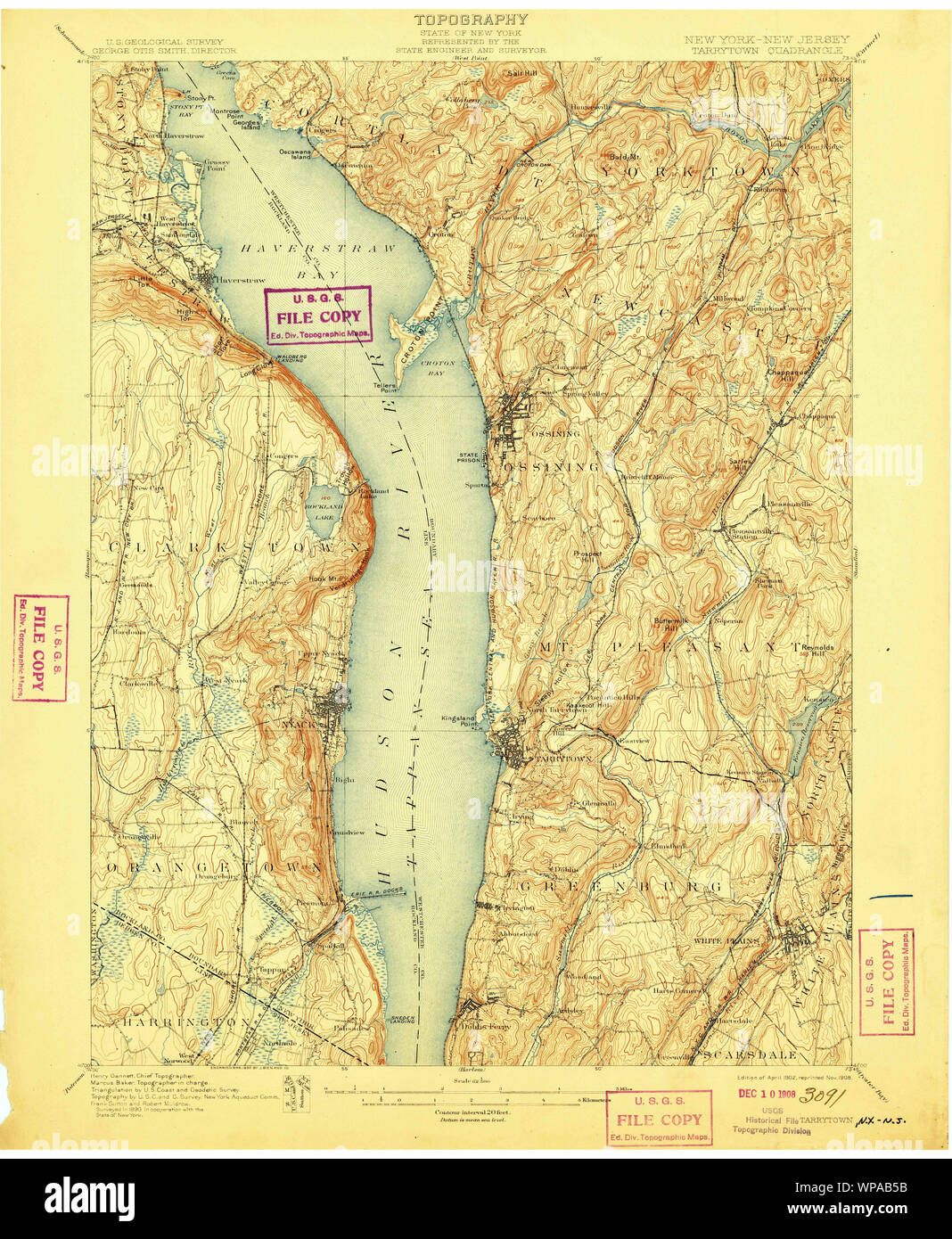 Map of tarrytown hi-res stock photography and images - Alamy