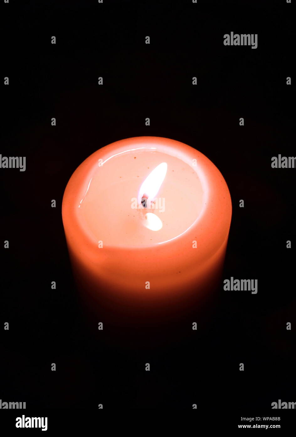 candle, light, flame, night, orange color Stock Photo - Alamy