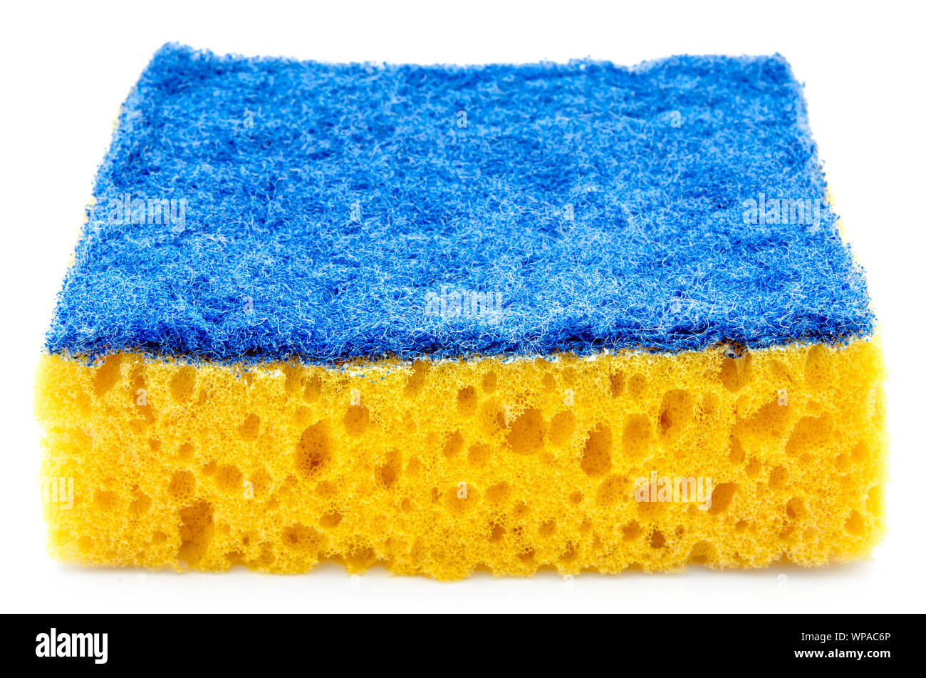 sponge isolated on a white background Stock Photo - Alamy