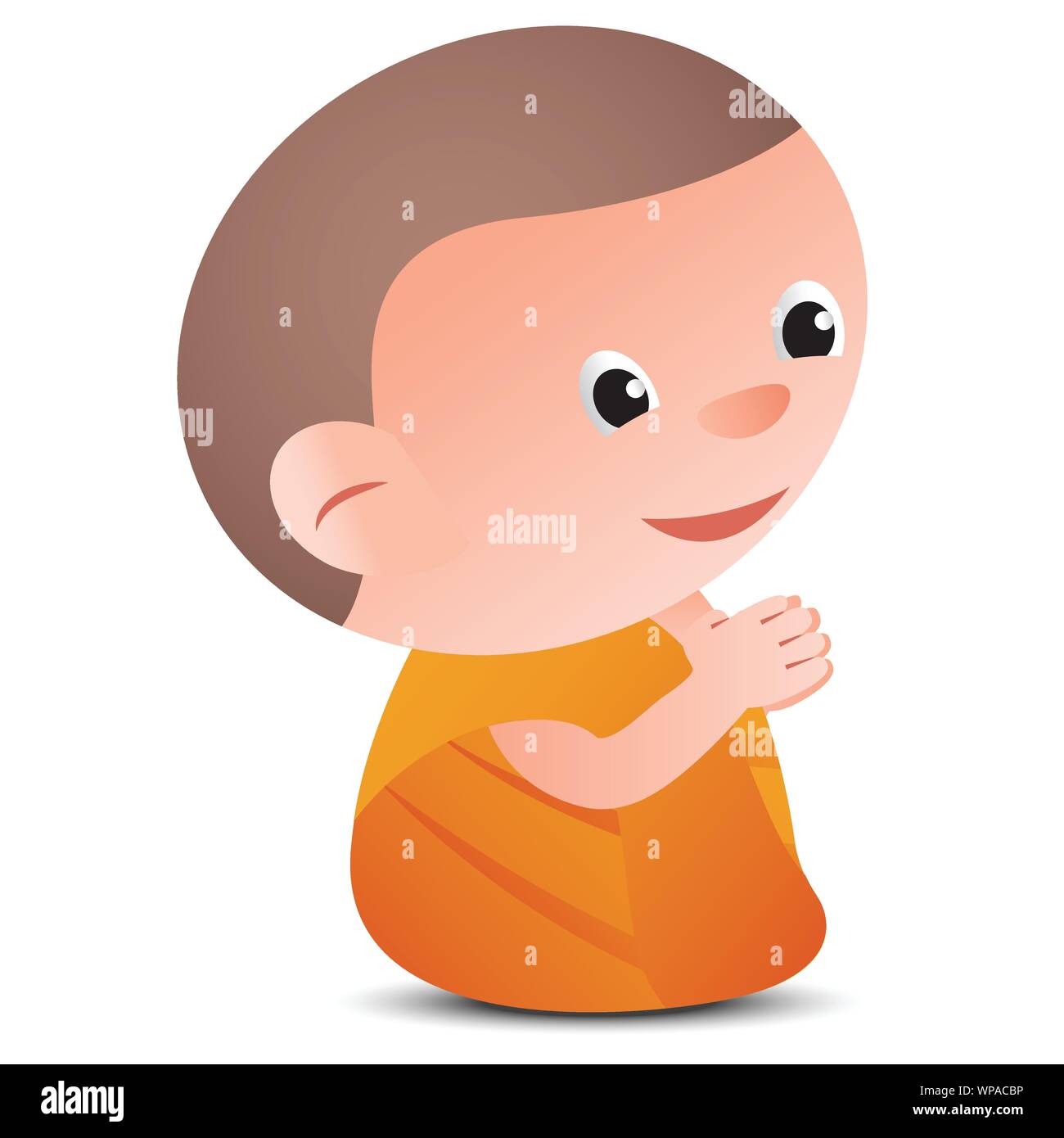 Image of the novice and the buddha Stock Vector Images - Alamy