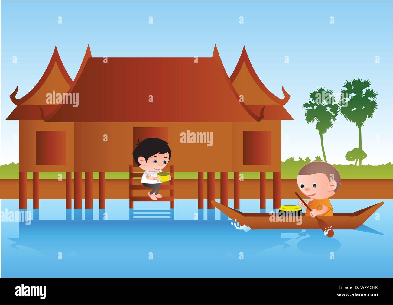 Celebration of rural life Stock Vector Images - Alamy