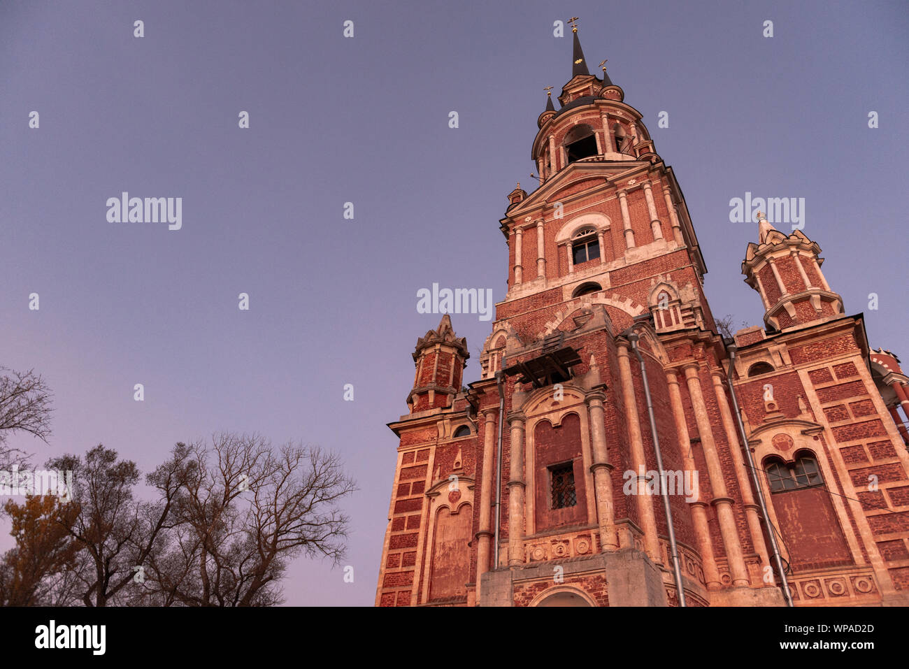 Gothic Orthodox Cathedral. Neo-Gothic Orthodox Church with Masonic ...