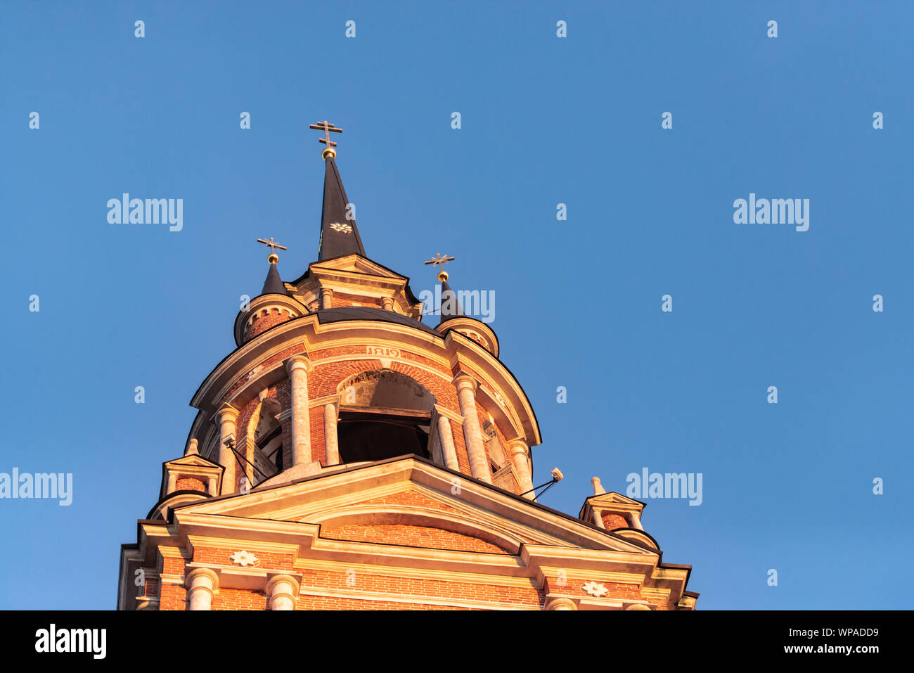 Gothic Orthodox Cathedral. Neo-Gothic Orthodox Church with Masonic ...