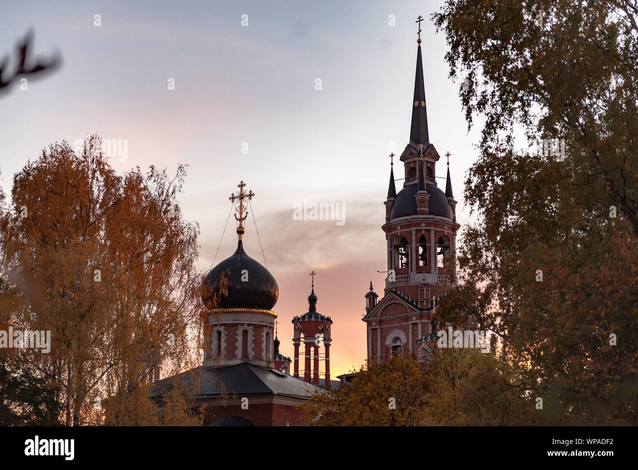 Gothic Orthodox Cathedral. Neo-Gothic Orthodox Church with Masonic ...