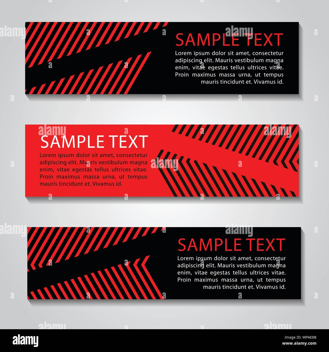 Straight Banner Vector