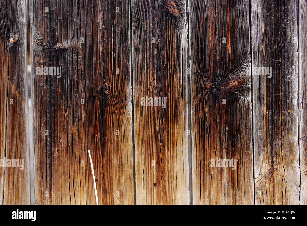 Old wooden boards brown color with natural texture Stock Photo - Alamy