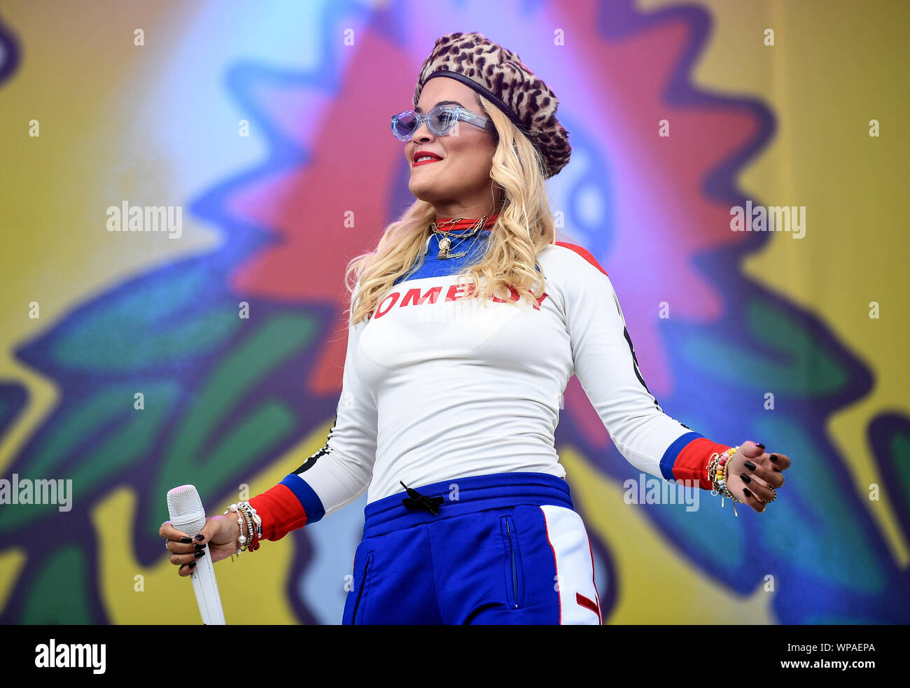 Berlin, Germany. 08th Sep, 2019. The British singer Rita Ora is on ...