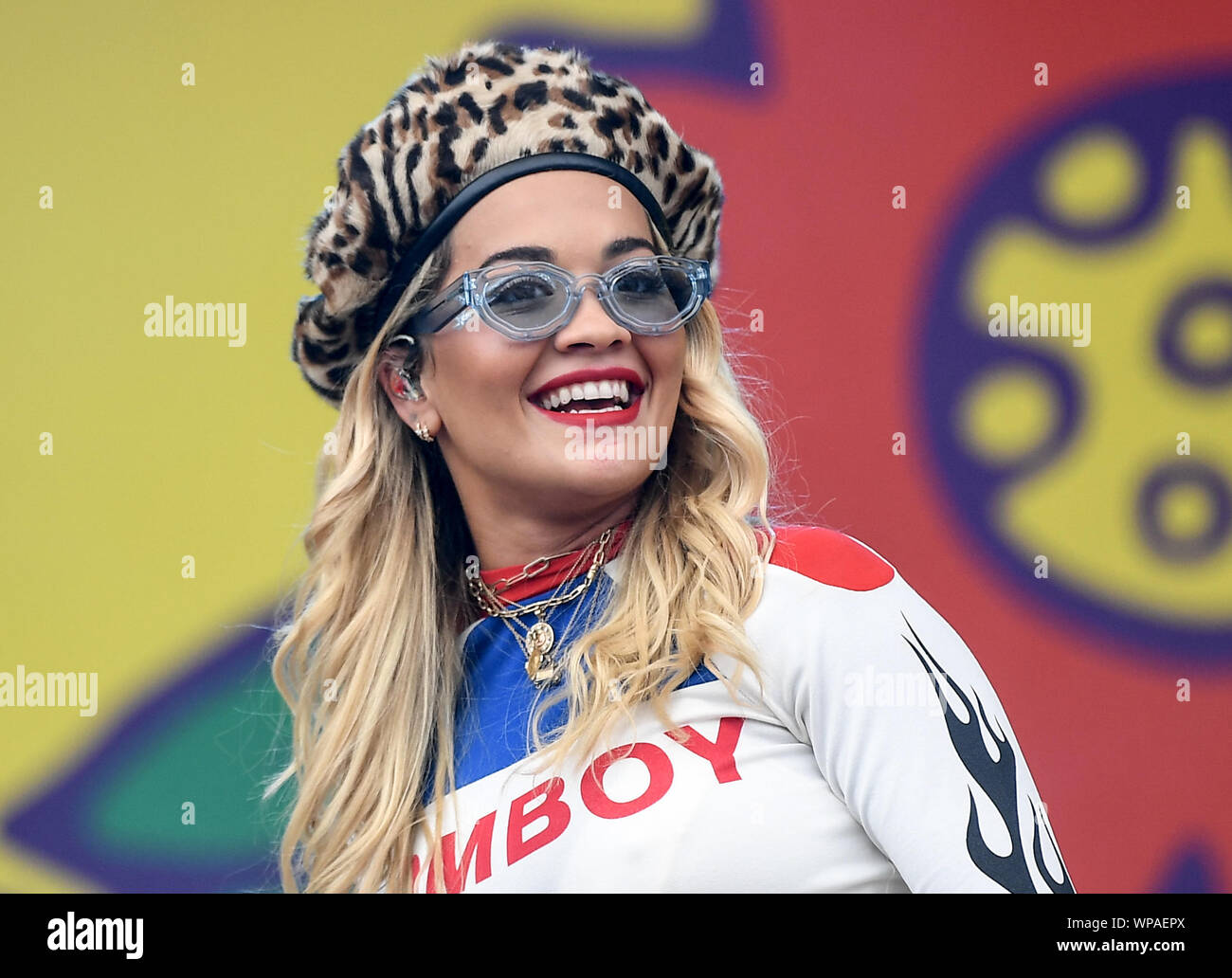 Berlin, Germany. 08th Sep, 2019. The British singer Rita Ora is on ...