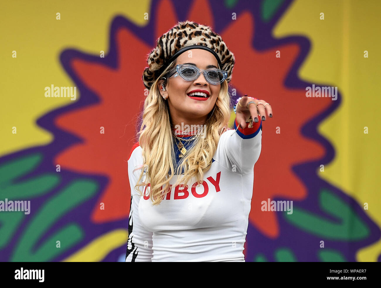 Berlin, Germany. 08th Sep, 2019. The British singer Rita Ora is on ...