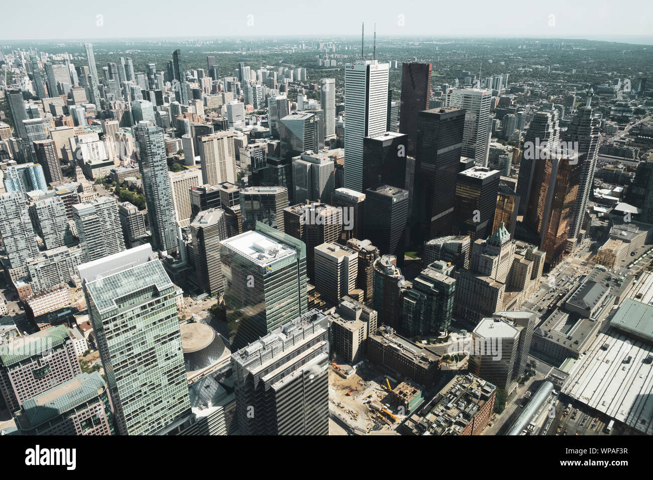 Aerial downtown toronto hi-res stock photography and images - Alamy