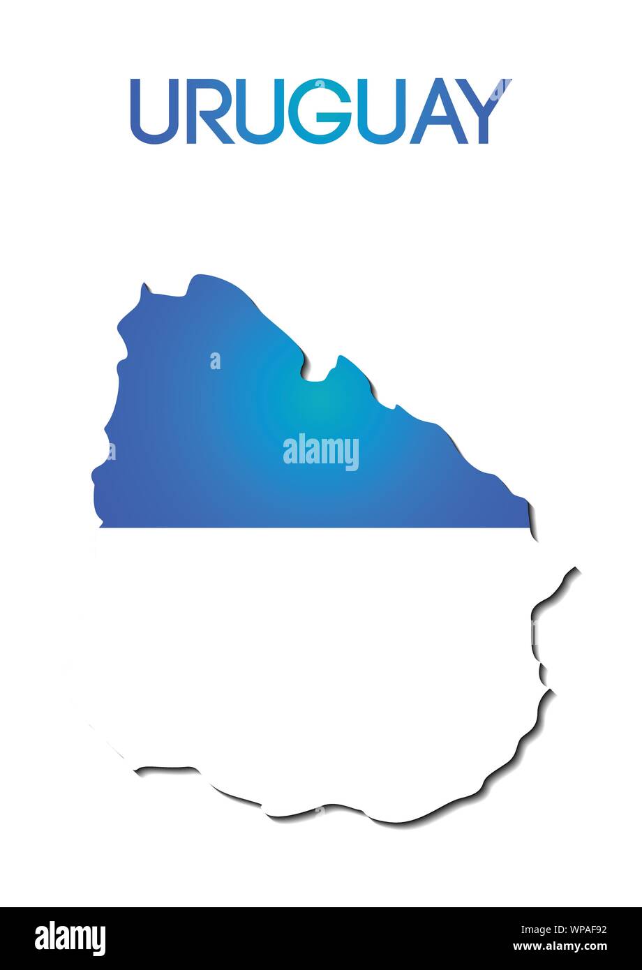 Flag uruguay football in Stock Vector Images - Alamy