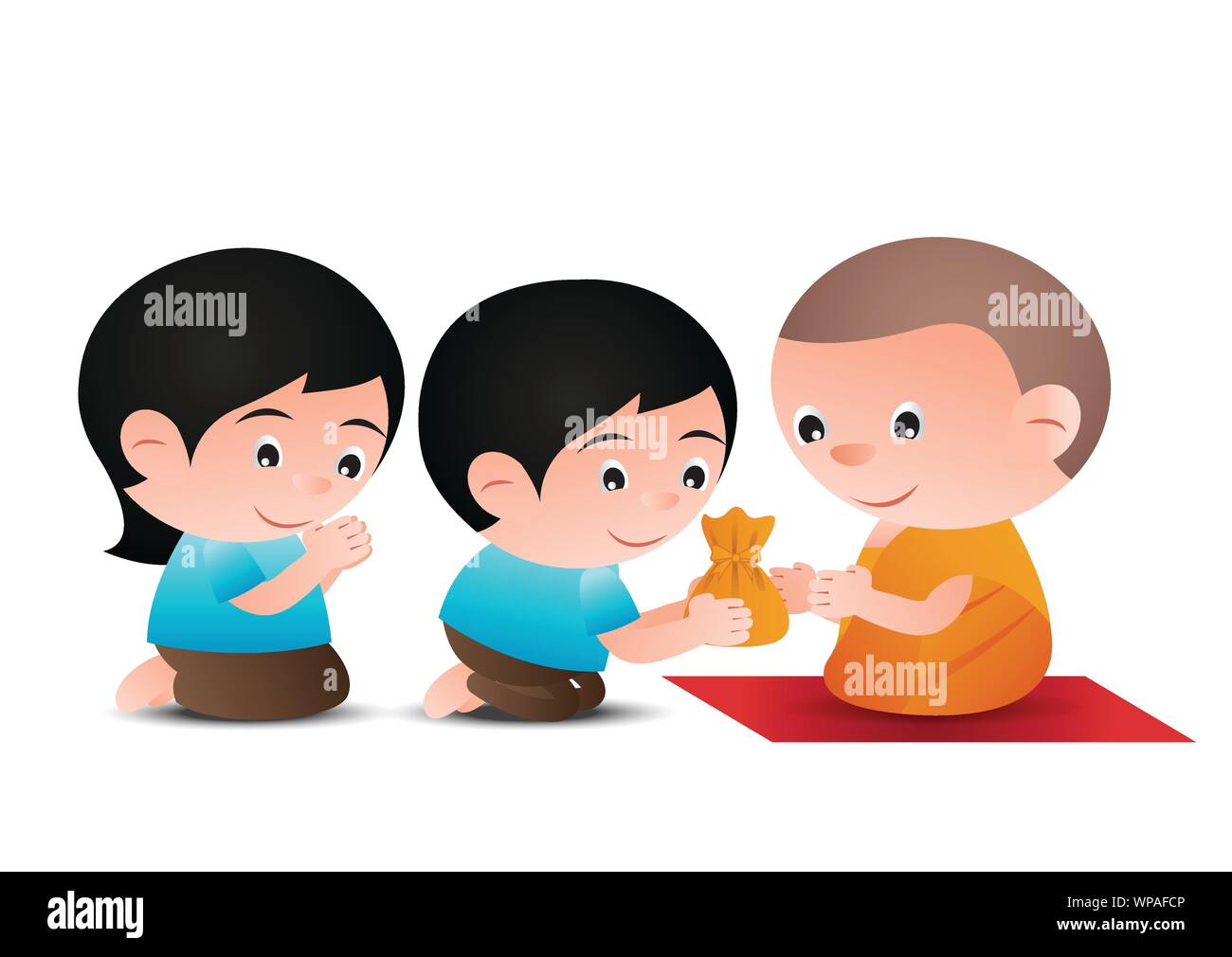 Calm woman sit in Cut Out Stock Images & Pictures - Alamy