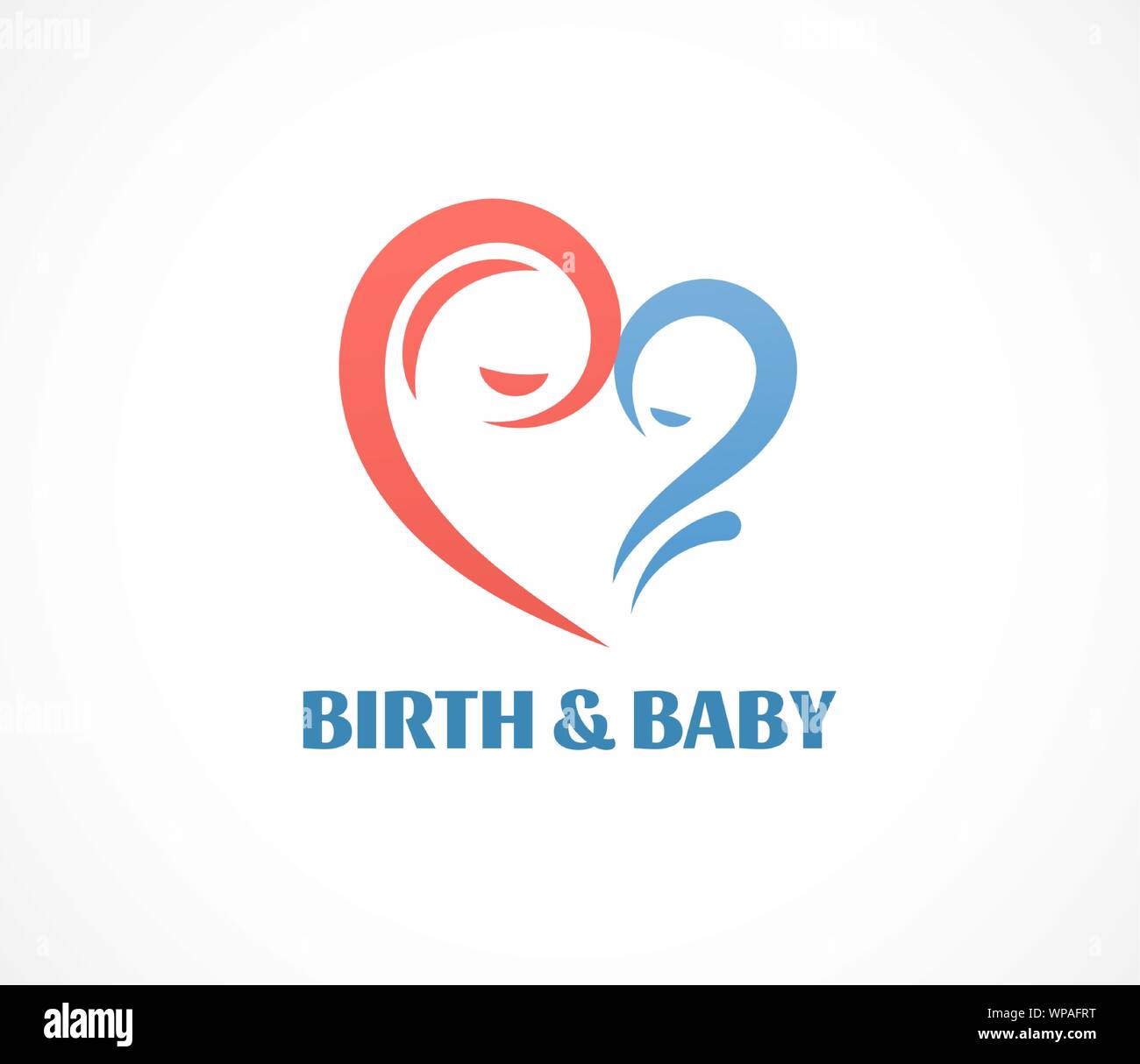 Illustration baby crowning Stock Vector Images - Alamy