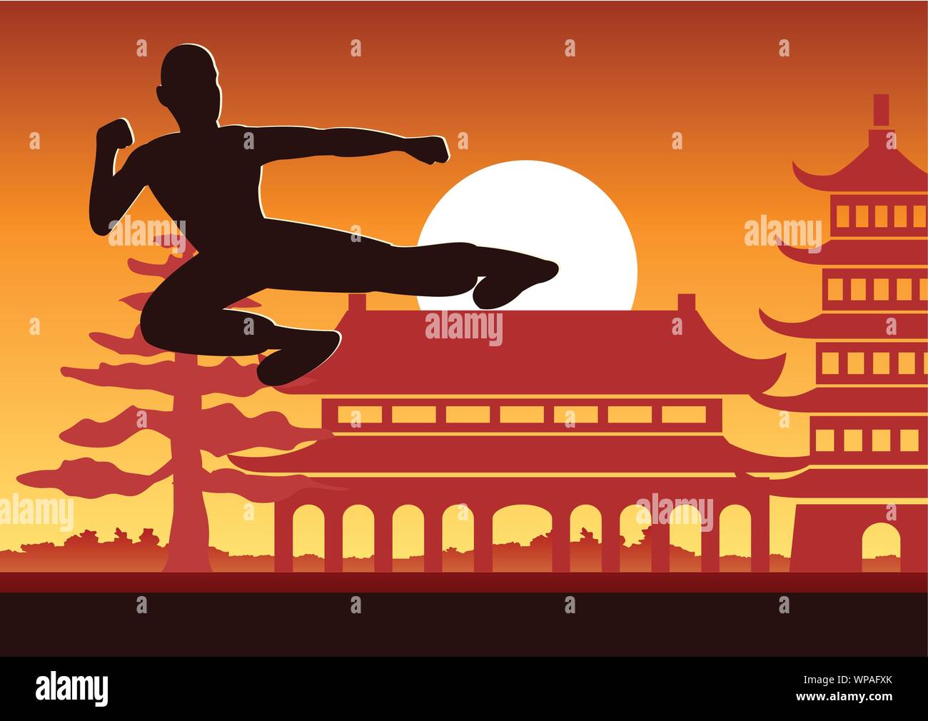 Chinese Boxing Kung Fu martial art famous sport,monk Train to fight ...