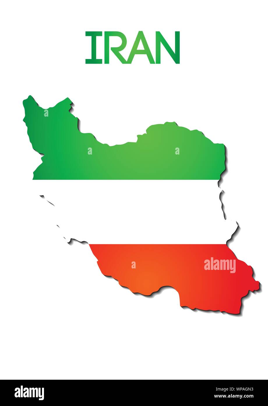 Abstract vector color map iran Stock Vector Images - Alamy