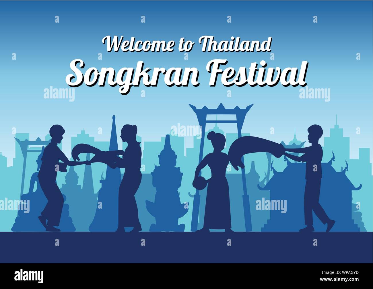 Songkran famous festival of Thailand Loas Myanmar and Cambodia,new year ...