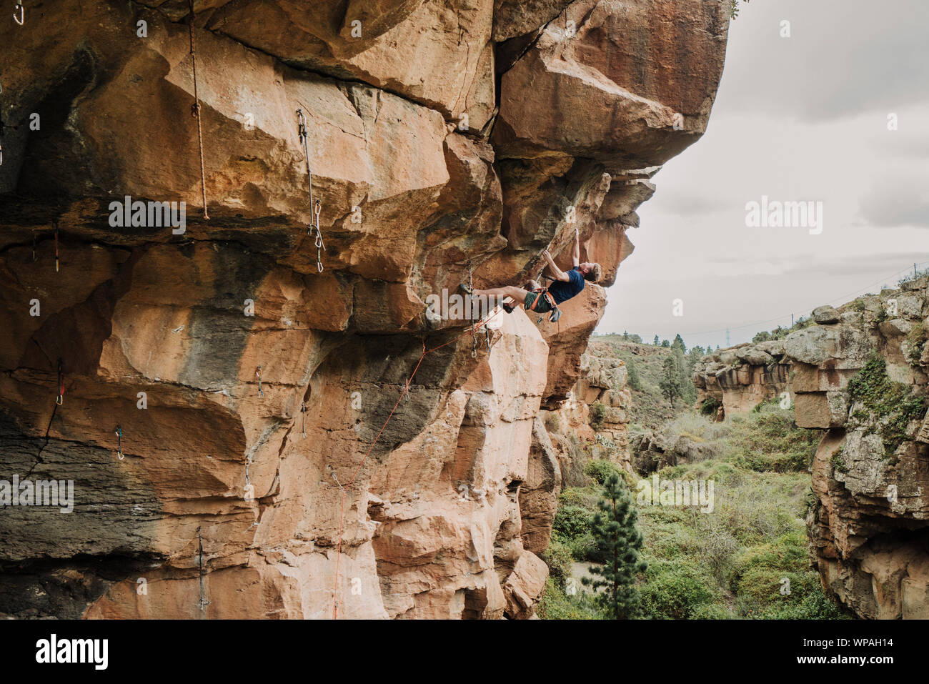 Climbing training route hi-res stock photography and images - Alamy