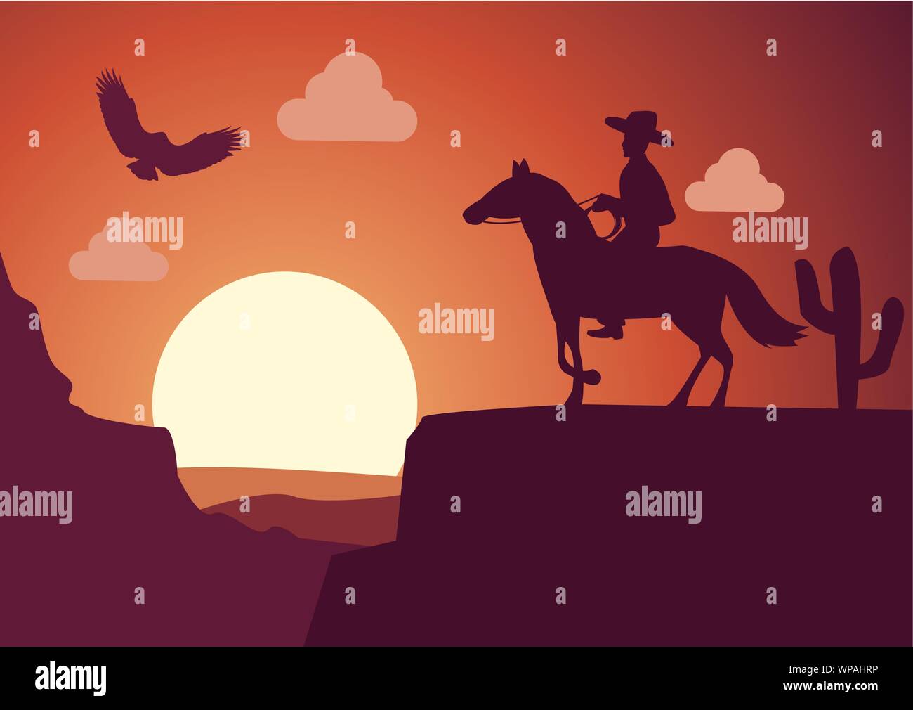 Sun hat in sunrise Stock Vector Images - Alamy