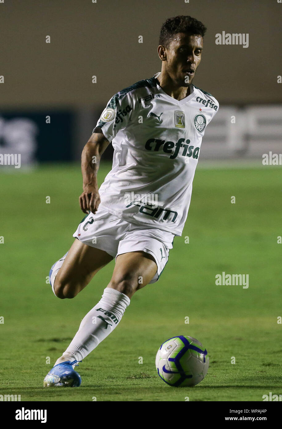 GOIÂNIA, GO - 07.09.2019: GOIÁS X PALMEIRAS - SE Palmeiras player Marcos Rocha, in a match ...