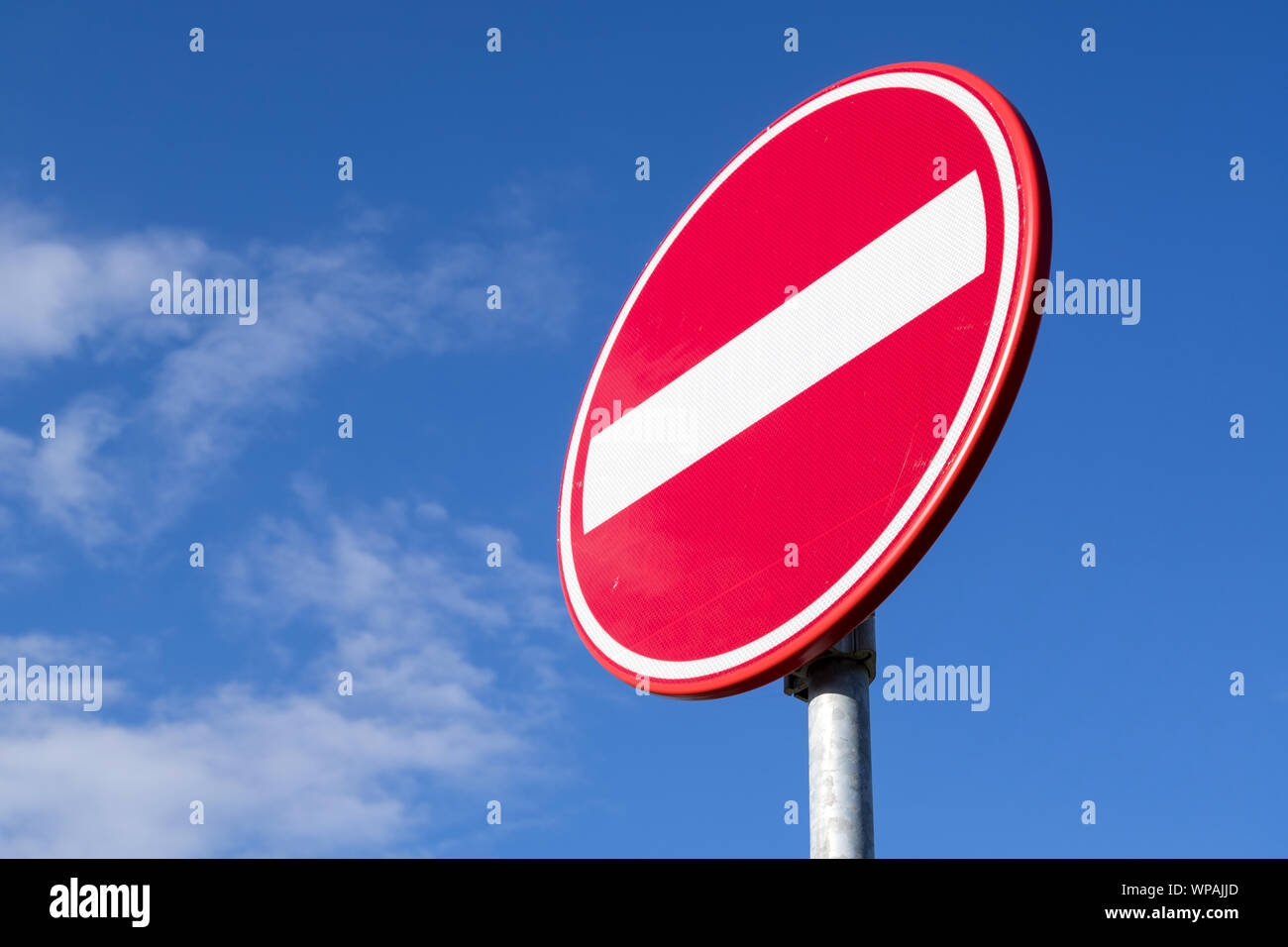 Dutch road sign: no entry Stock Photo - Alamy
